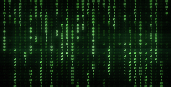 Binary Code Rain, Motion Graphics | VideoHive